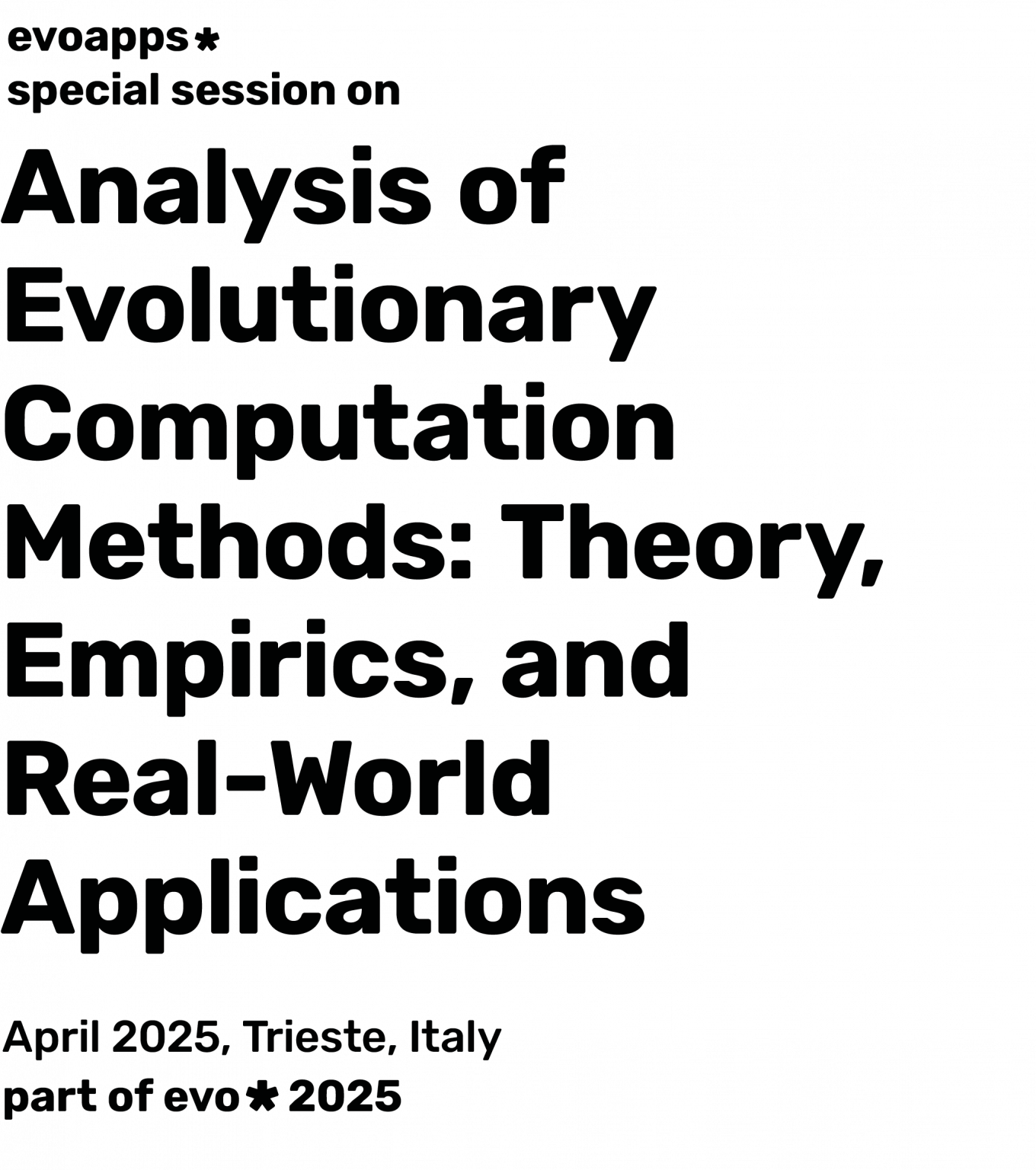 Analysis of Evolutionary Computation Methods: Theory, Empirics, and Real-World Applications ...